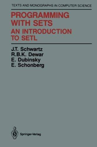 Programming with Sets : An Introduction to SETL 9781461395775| eBay