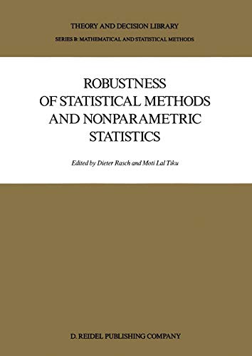 Robustness of Statistical Methods and Nonparametric Statistics 9789400965300| eBay