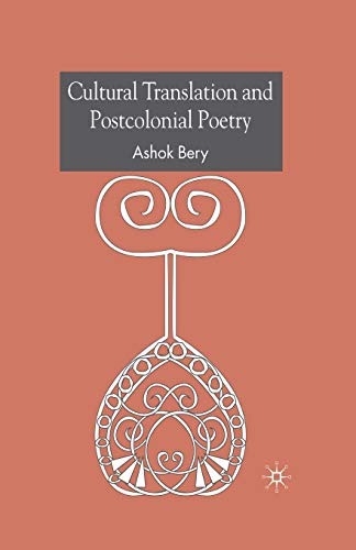 Cultural Translation and Postcolonial Poetry 9781349516407| eBay